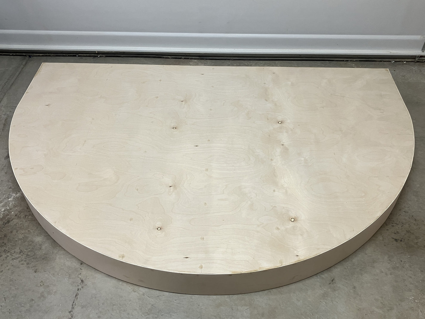 Semi-Circular Wooden Podium/Stage – Nisa’s Workshop